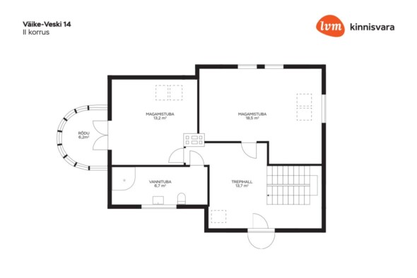 Müüa maja, 2 magamistuba - Väike-Veski 14, Eeslinn, Pärnu, Pärnumaa ...
