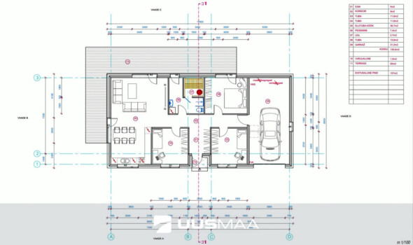 Müüa maja, 3 magamistuba - Pajulille tee 1, Eametsa, Tori vald ...