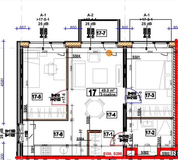 Müüa korter, 3 tuba - Siili tn 1-17, Karlova, Tartu linn, Tartu ...