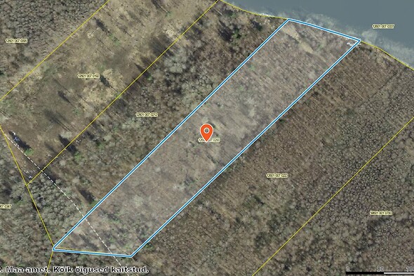 Müüa maatükk, metsamaa - Savimetsa, Peipsiääre vald, Tartumaa ...