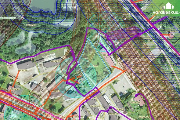 Müüa maatükk, elamumaa - Jaama tn 5, Rapla linn, Rapla vald, Raplamaa ...