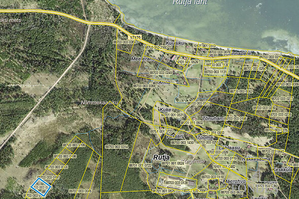 Müüa maatükk, elamumaa, metsamaa - Vaarika, Rutja, Rutja, Haljala vald ...
