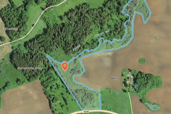 Müüa maatükk, metsamaa - Vissi, Kanepi vald, Põlvamaa ...