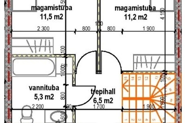 Müüa ridaelamuboks, 3 magamistuba - Jõekaare tee 11-7, Ihaste, Tartu ...