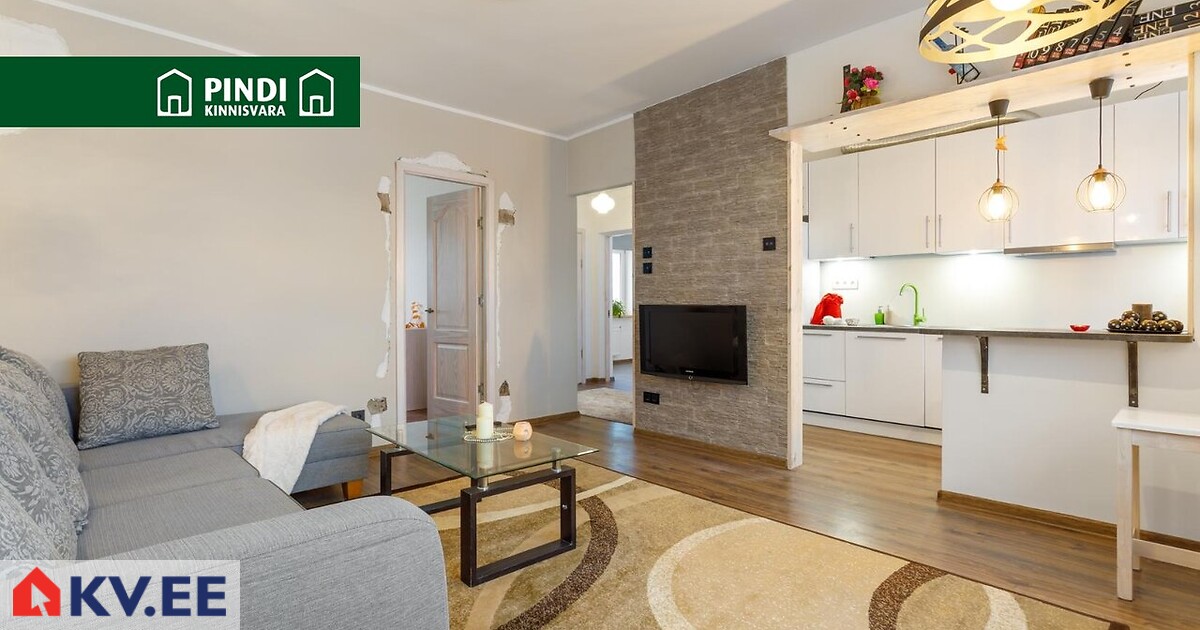 Müüa korter, 3 tuba - Kivi tn 7/1, Rannarajoon, Pärnu linn, Pärnu ...