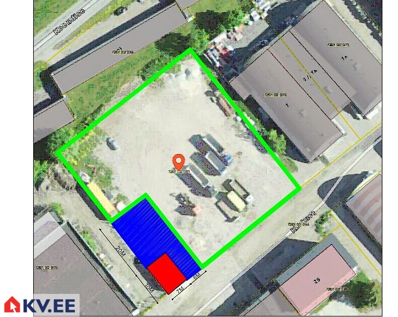 plot for rent, land for commercial buildings - Keskuse tn 5, Saue linn ...