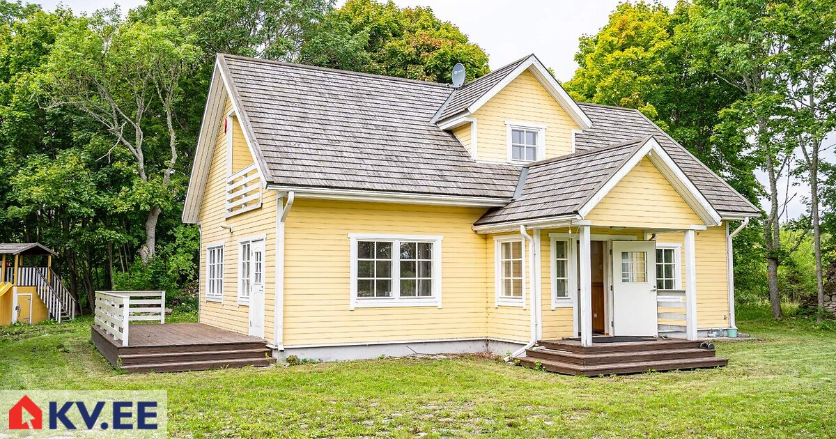 Müüa maja, 2 magamistuba - Nüssaku, Atla, Saaremaa vald, Saaremaa - Kinnisvaraportaal KV.EE