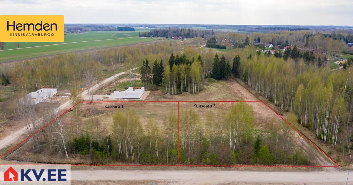 Müüa maatükk, elamumaa - Rahinge, Tartu, Tartumaa - Kinnisvaraportaal KV.EE