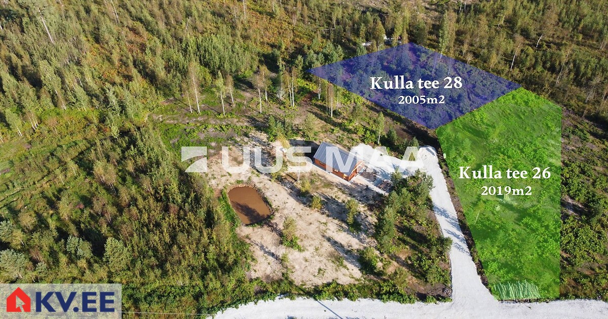 Müüa maatükk - Kulla tee 28, Kauksi, Alutaguse vald, Ida-Virumaa ...